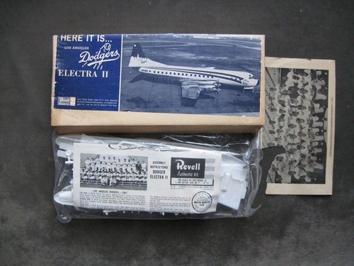 REVELL L.A. DODGERS LOCKHEED ELECTRA II 1/115 1963 | eBay