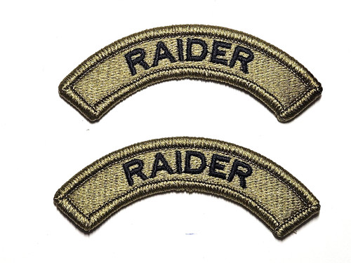 U.S. Army RAIDER Shoulder Scroll Unit OCP Hook-Back Patch - 2 Pack | eBay