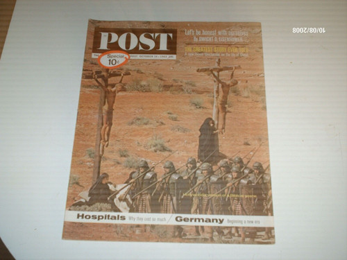 SATURDAY EVENING POST Magazine Oct 19 1963 Filming GREATEST STORY EVERY ...