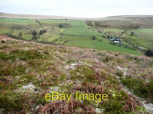 Photo 6x4 Blaentillery farm Cwm-celyn/SO2008 From the slopes of Mynydd ...