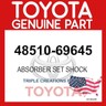 4851069645 Genuine Toyota ABSORBER ASSY, SHOCK, FRONT, RH/LH 48510 ...
