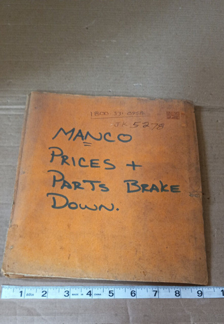 Manco Go Kart Parts