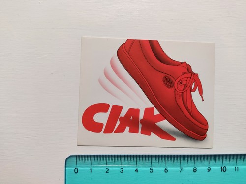 Adhesive Clap Board Shoes Sticker Autocollant Vintage 80s Mens Original ...