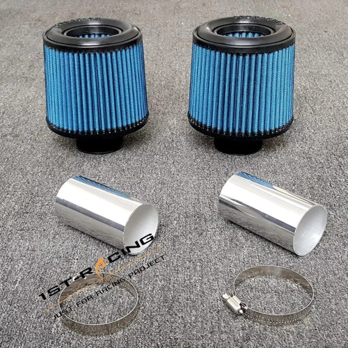BMW 135i 335i 335xi Z4 3.0L Twin Turbos N54 Dual Cone Filter Air Intake ...