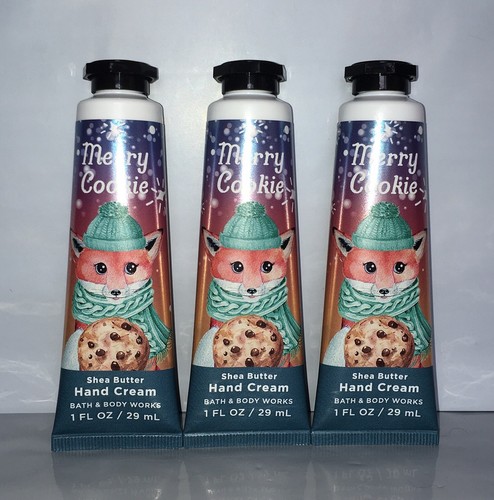 New Lot Of 3 Bath & Body Works MERRY COOKIE Shea Butter Hand Cream 1 Oz ...