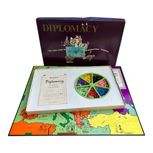 Diplomacy Board Game - Rare Purple Edition - 1961 Game Research ...
