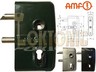 AMF Heavy Duty Wrought Iron Cased Gate Sash Lock Kit with 5 Security ...