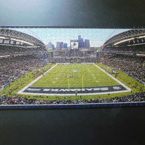 Seattle Seahawks 1000 piece Panoramic Jigsaw Puzzle 39" x 13" NFL ...