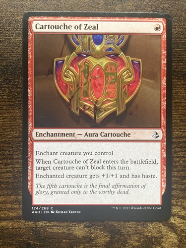 Cartouche of Zeal 124/269 Amonkhet MTG Magic The Gathering L2344* | eBay