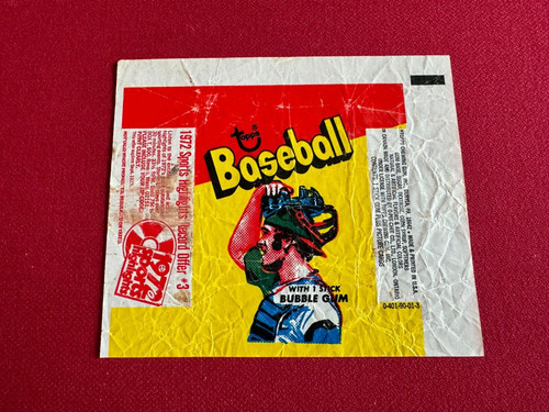 1973, TOPPS Baseball Trading Card Wrapper (Scarce / Vintage) | eBay