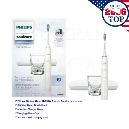 Philips Sonicare DiamondClean Smart 9000 Sonic Electric Toothbrush Open ...