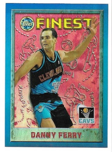 DANNY FERRY REFRACTOR 1995-96 TOPPS FINEST 225 CLEVELAND CAVALIERS SP ...