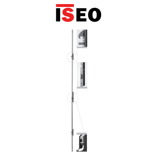 Iseo Performa Multipoint Mechanical Lock Entry 40 U Front Art. 725551 ...