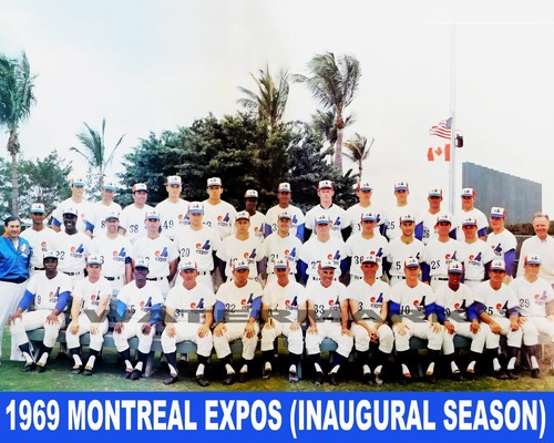 1969 Montreal Expos (INAUGURAL SEASON) - 8x10 Color Team Photo | eBay