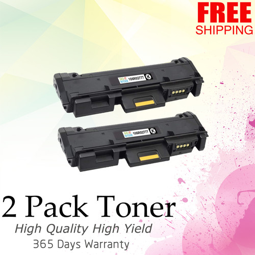 2 Pack Toner for Xerox 106R02777 WorkCentre 3215 3225 Xerox Phaser 3260 ...