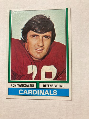 1974 topps football #86 ron yankowski st. louis cardinals | eBay