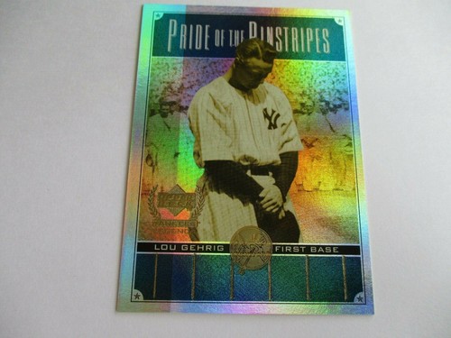 2000 Upper Deck Pride of the Pinstripes Lou Gehrig Card #PP4 | eBay
