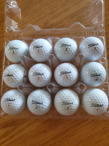 12 Pack Of Gently Used Titleist Golf Balls * White* | eBay