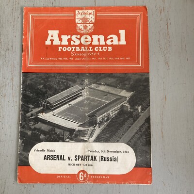Football Pre-Season Fixture Programmes (1950s) for sale | eBay