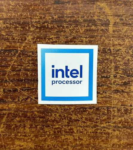 1x Intel Processor Desktop / Laptop Sticker Label (NEW) | eBay