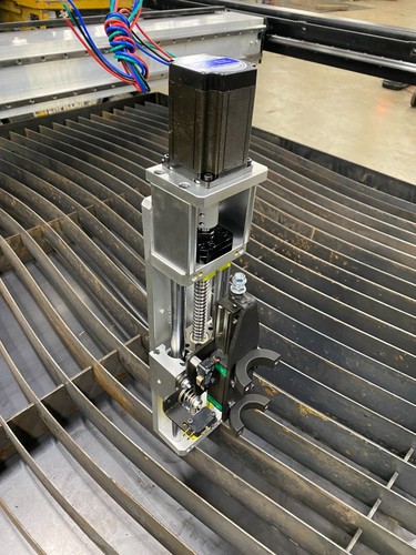 CNC Table Z Axis with Nema 23 Stepper Motor, Floating Head, & E-Stop ...