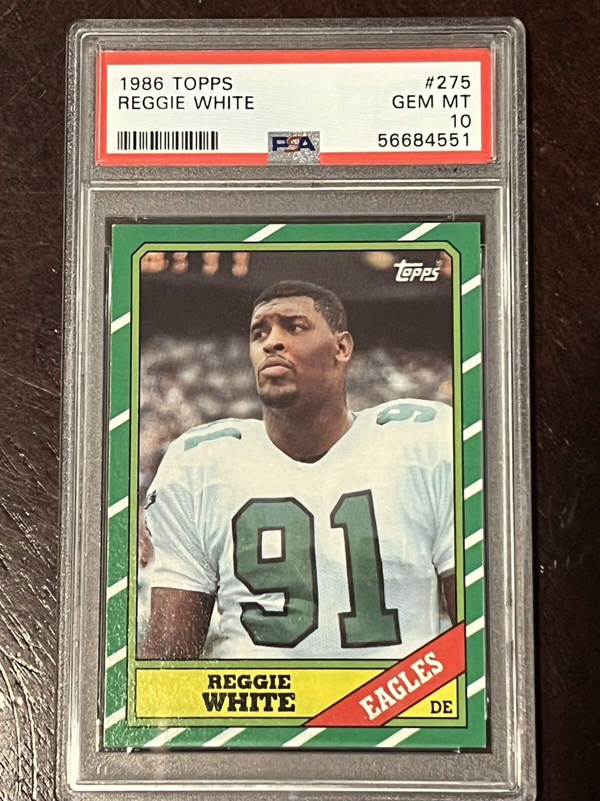 Reggie White 1986 Topps #275 Base Price Guide - Sports Card Investor