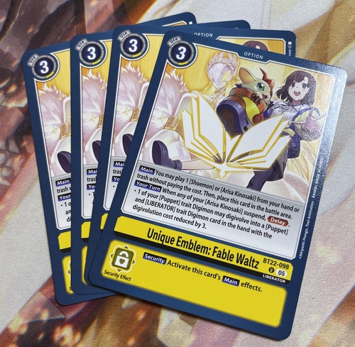 Digimon Card Game Unique Emblem: Fable Waltz BT22-098 U Cyber Eden ...