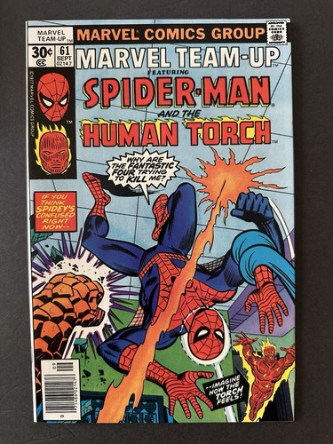 Marvel Team-Up #61 | 1977 | Human Torch | Super Skrull | Claremont ...