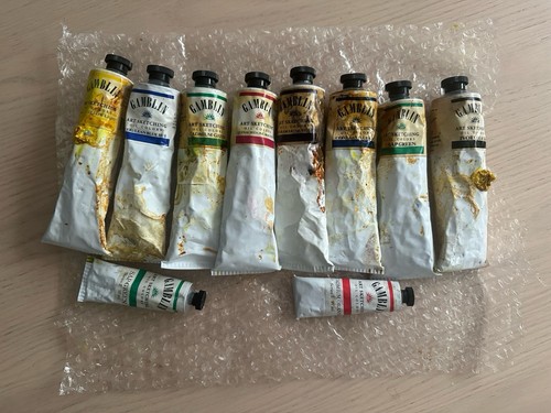New 10 Gamblin oil paints 8 150ml tubes 2 37ml tubes Assorted Colors | eBay