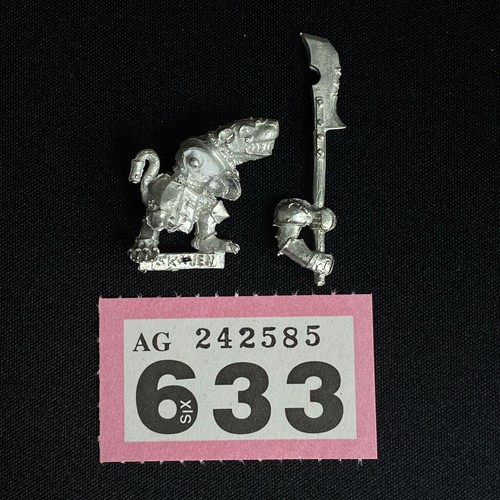 SKAVEN STORMVERMIN METAL OOP HALBERD WARHAMMER AGE OF SIGMAR THE OLD ...