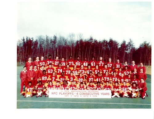 1974 WASHINGTON REDSKINS TEAM 8X10 PHOTO FOOTBALL NFL HOF KILMER TAYLOR ...