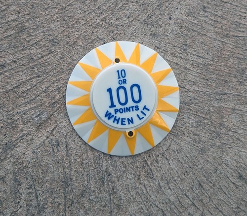 POP BUMPER CAP SUNBURST 10 or 100 Points When Lit Y-B 3A-7187 | eBay
