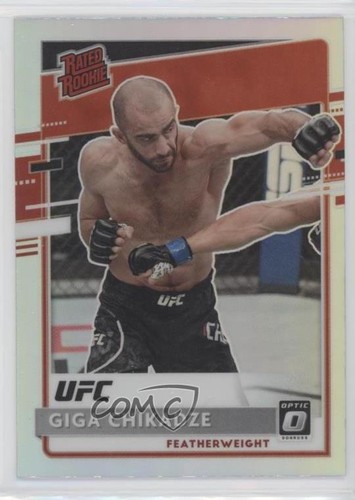 2021 Panini Chronicles UFC Optic Rated Rookies Silver Giga Chikadze ...