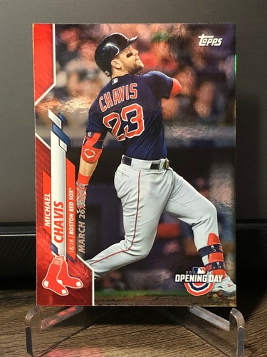 2020 Topps Opening Day MICHAEL CHAVIS **Red Foil** card BOSTON RED SOX ...