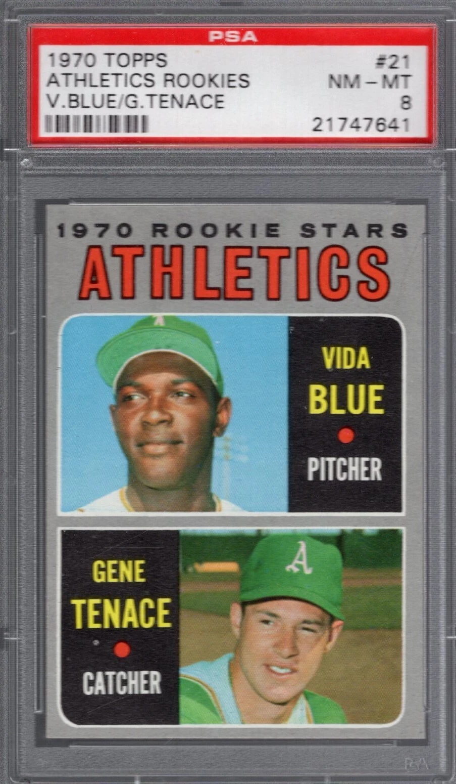 Vida Blue 1970 Topps #21 Rookie Stars Price Guide - Sports Card Investor