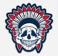 Chief Wahoo Magnet Vintage Cleveland Indians Custom Vinyl MLB Baseball ...