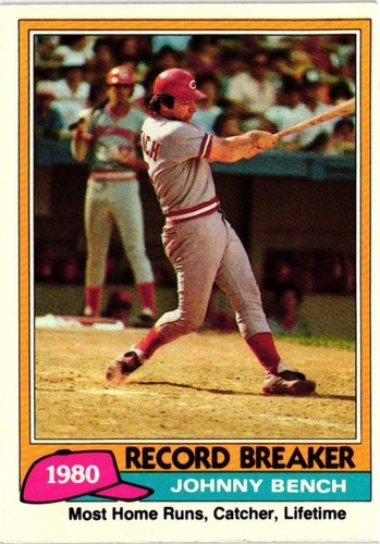 JOHNNY BENCH 1981 Topps #201 BUY 2+ ITEMS FOR 50% OFF B1004R3S16P25 | eBay