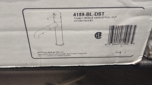 Delta Signature Single Handle Pull-Out Kitchen Faucet Matte Black 4159 ...