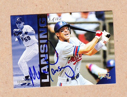 Mike Lansing signed 1994 Select card #88-Montreal Expos | eBay