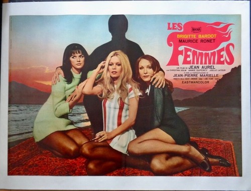 Les FEMMES Italian 1F movie poster A BRIGITTE BARDOT ANNY DUPEREY 1969 ...
