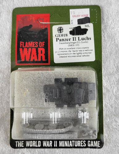 Flames of War 15mm German Panzer II Luchs Tank Resin | eBay