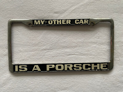 Porsche License Plate Frame for sale | eBay
