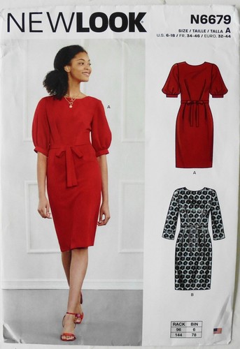 New Look 6679 Misses Dresses Sewing Pattern Sz 6-18 | eBay