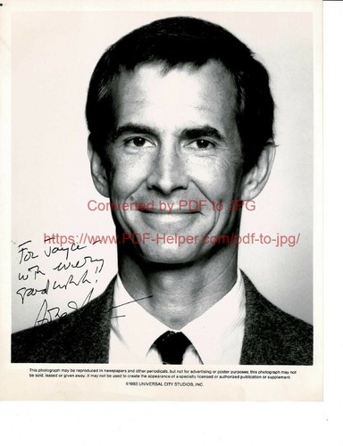 Anthony Perkins (Psycho) Original 8x10 Signed Autograph Photo | eBay