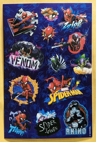Spider-Man Sticker Sheet | eBay