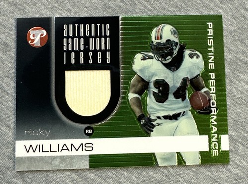 2003 Topps Pristine - Pristine Performance Ricky Williams #PP-RW for sale online | eBay