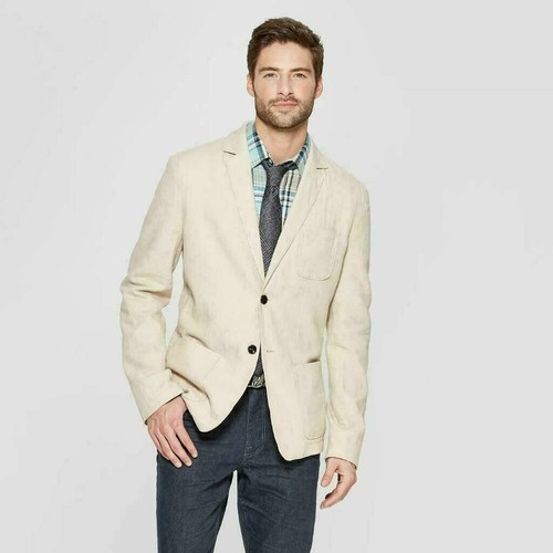 Goodfellow & Co Men's Standard Fit Blazer - Light Taupe - Sizes - New w ...