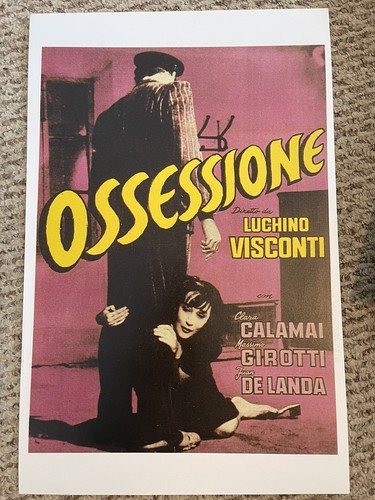 Ossessione Luchino Visconti Calamai Poster 11 x 17 (131) | eBay