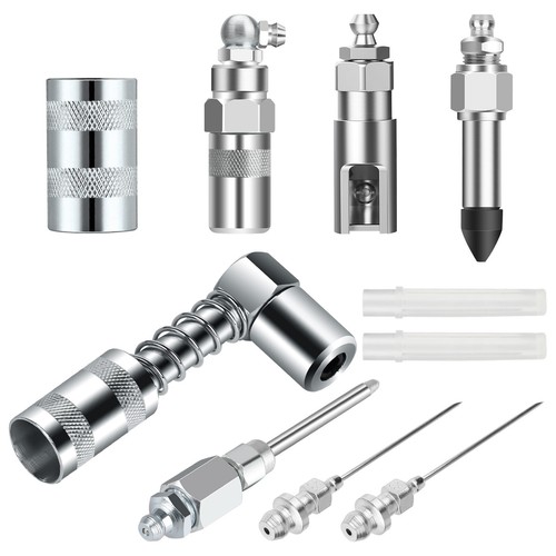 8pcs Grease Needle Tip Accessory Set,Injector Nozzle Dispenser 90 ...