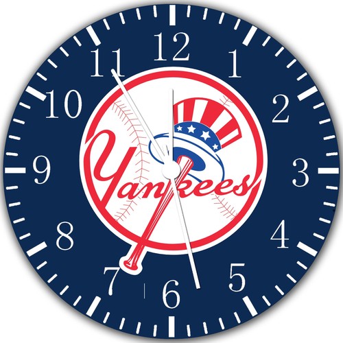 New York Yankees Frameless Borderless Wall Clock Nice For Gifts or ...
